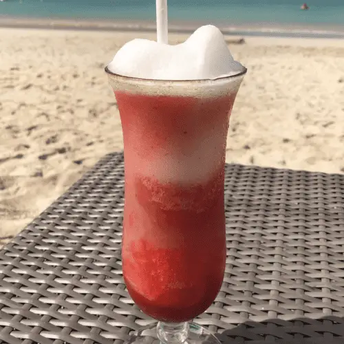 Miami Vice Frozen Cocktail - Bar and Drink
