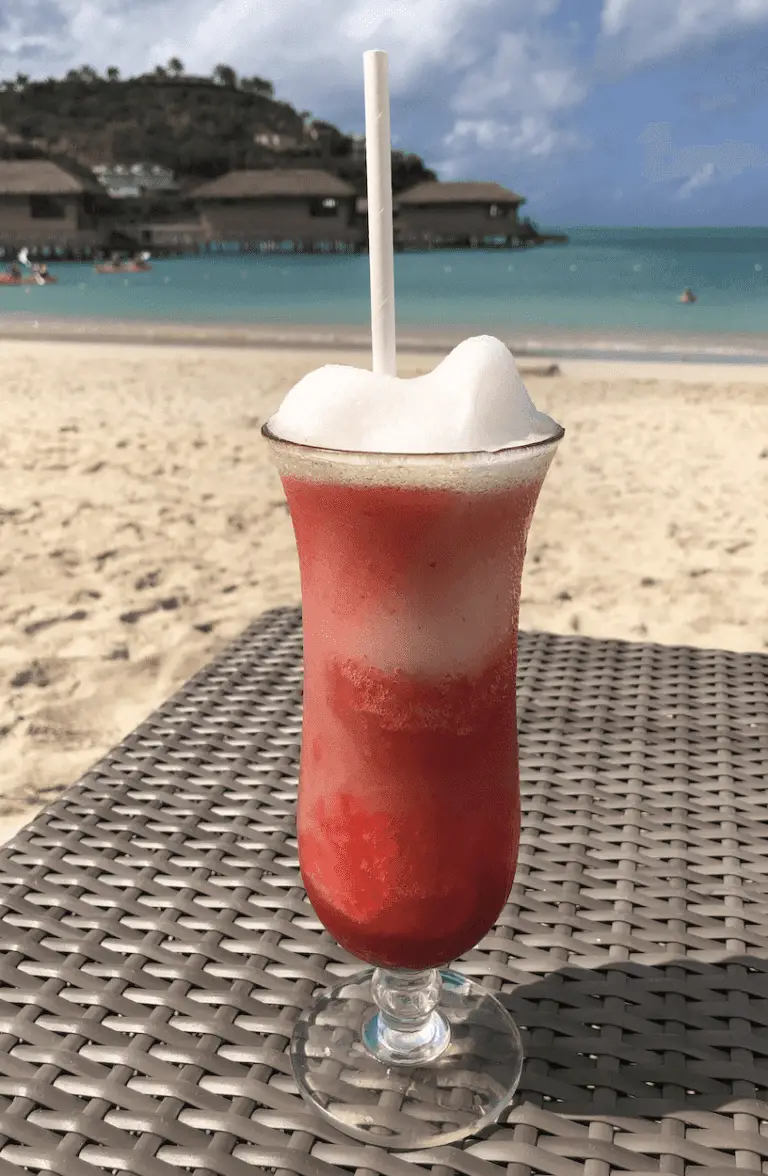 Miami Vice Frozen Cocktail - Bar and Drink